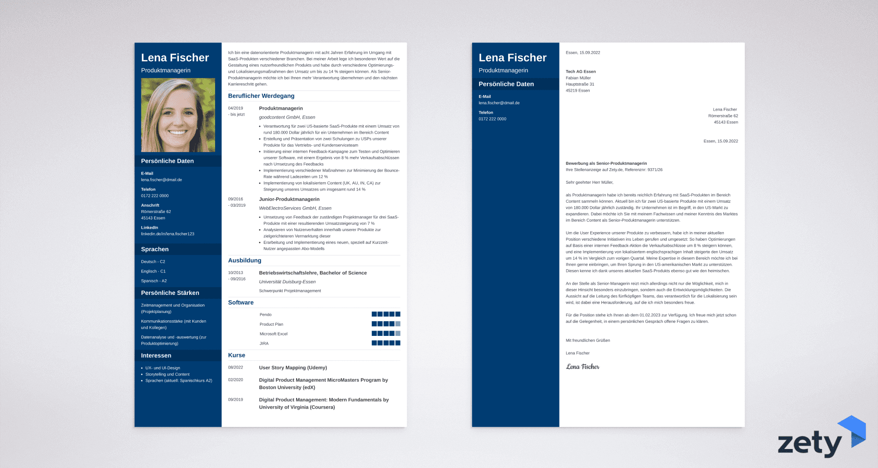 Professionelle Bewerbungsschreiben-Muster