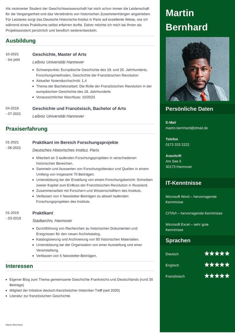 Lebenslauf Berufseinsteiger: Vorlage, Tipps & Muster 2025